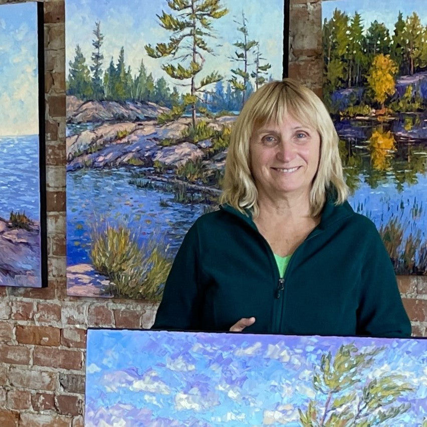 Maria Iva: Canadian Oil Palette Knife Landscape Artist – Cloud Gallery