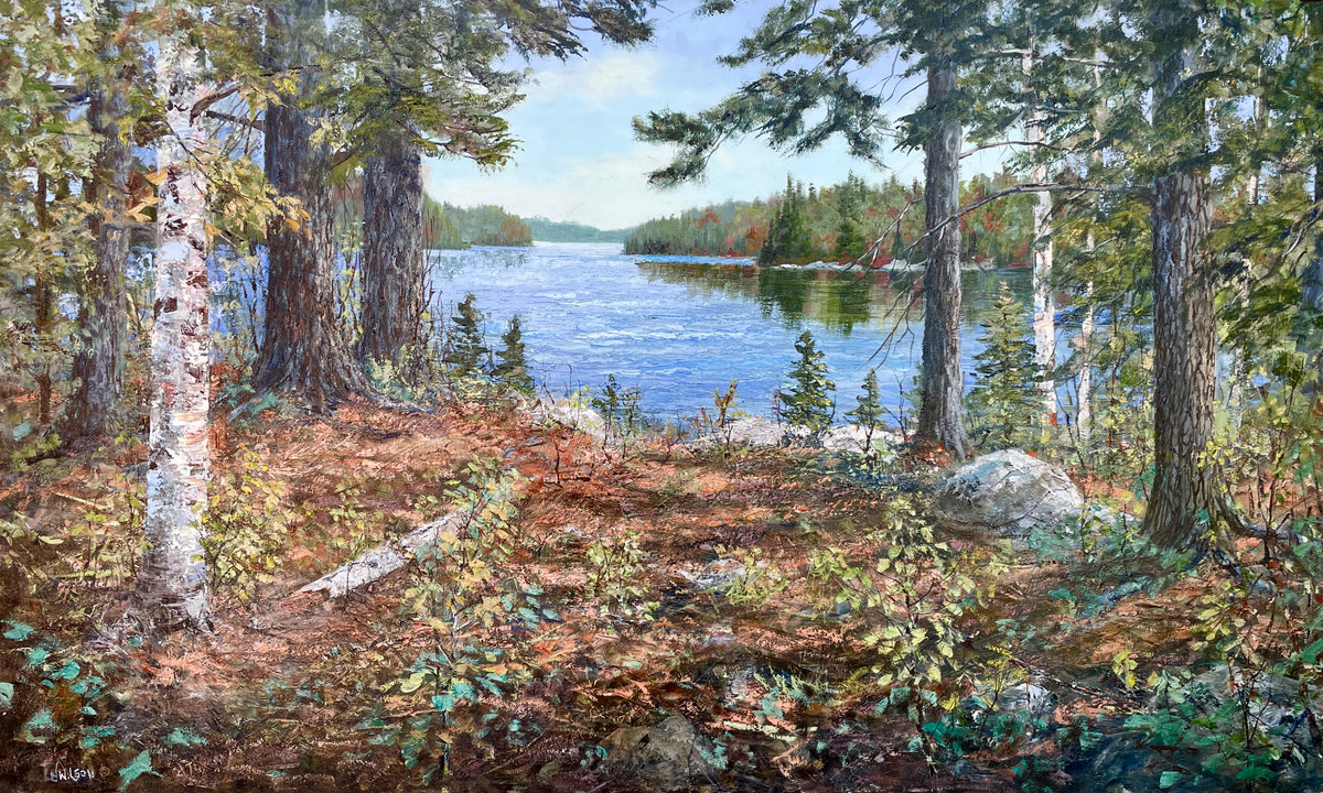 Rocks, Trees, Water by Lloyd Wilson – Cloud Gallery