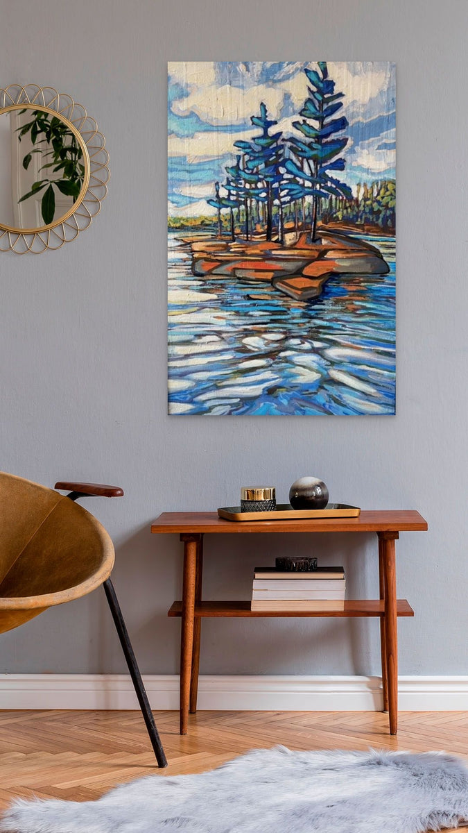 Turtle Rock Island by Maureen McNeil – Cloud Gallery