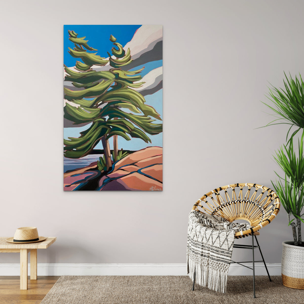 Two Trees in Love by Patricia Clemmens – Cloud Gallery