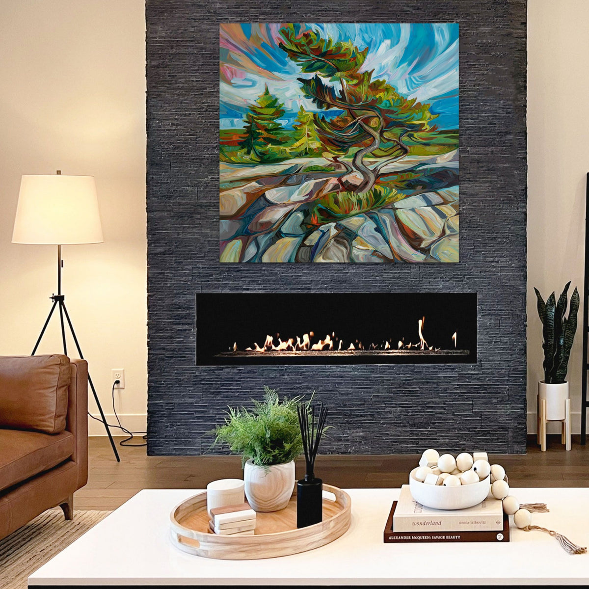 Windswept Killbear Tree by Julia Veenstra – Cloud Gallery